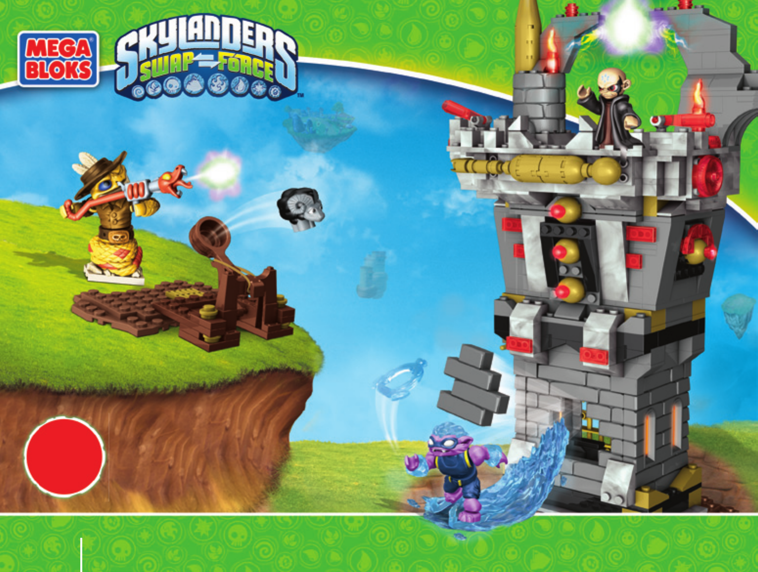 Handleiding Mega Bloks set 95469 Skylanders Outlands kaotic-kasteel