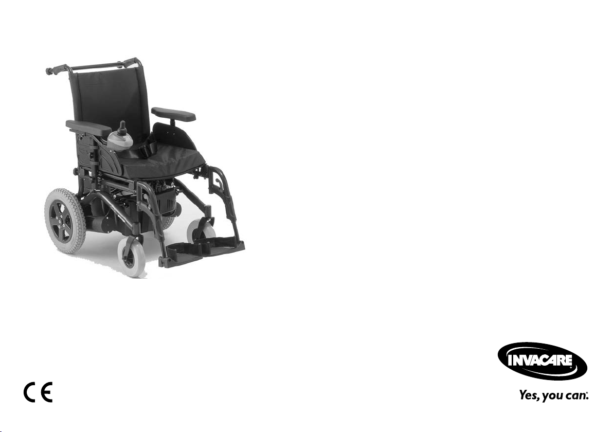 Manual de uso Invacare Mirage Silla de ruedas eléctrica