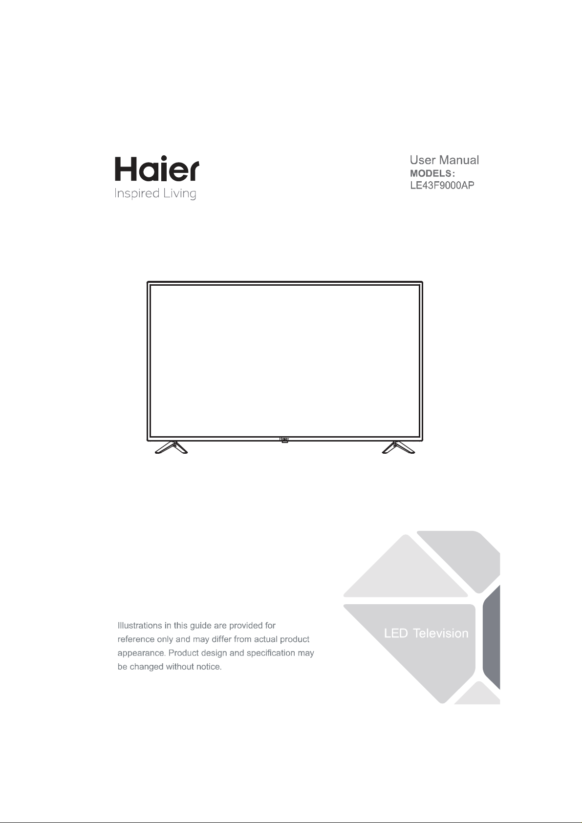 Handleiding Haier LE40K6500AG LED televisie