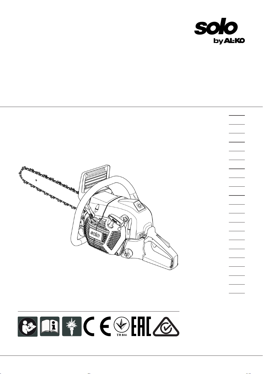 Manual Solo 6651 Chainsaw
