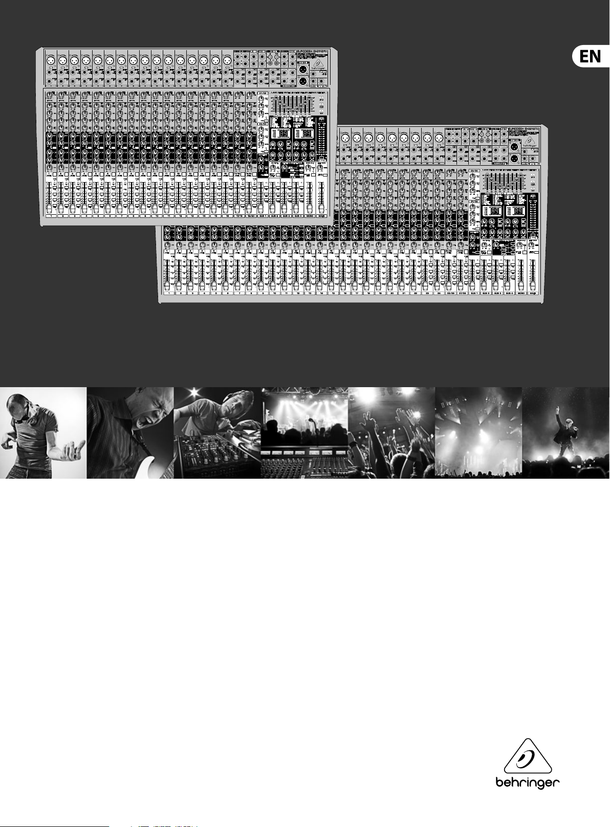 Handleiding Behringer Eurodesk SX2442FX Mengpaneel