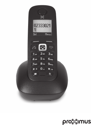 Handleiding Proximus Twist 454 Draadloze telefoon