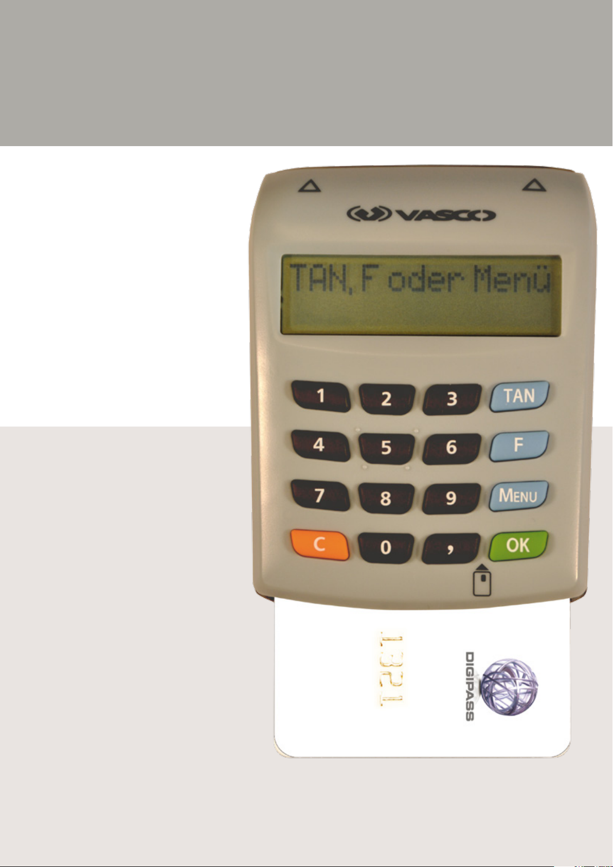 Bedienungsanleitung Vasco Digipass 836 Kartenleser