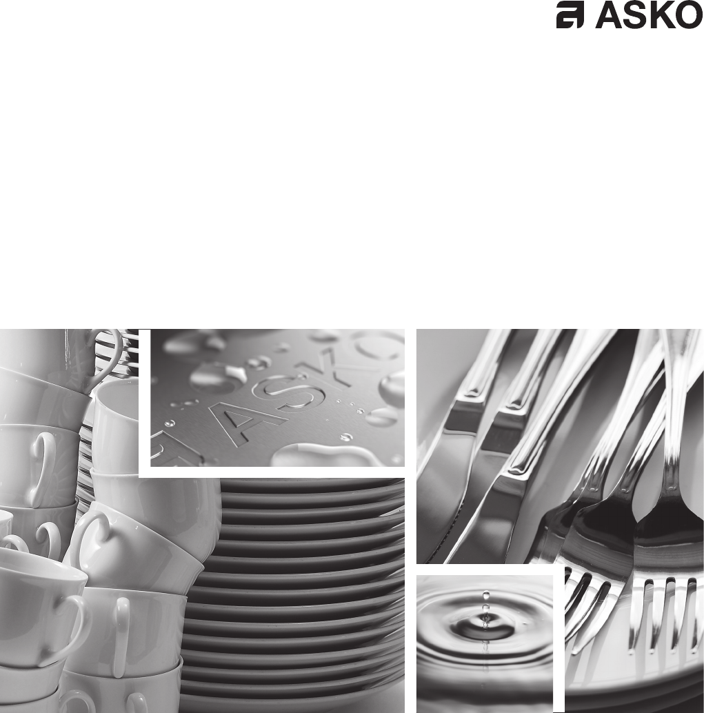 Käyttöohje Asko D6100IW Astianpesukone