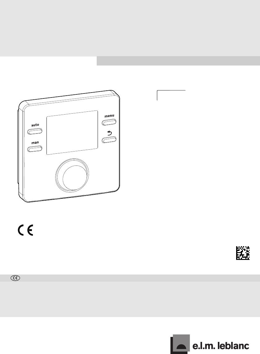 Thermostat E L M Leblanc Notice