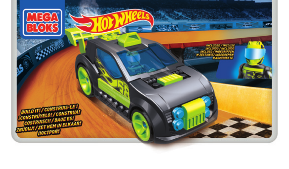 Handleiding Mega Bloks set CND14 Hot Wheels Fast 4WD