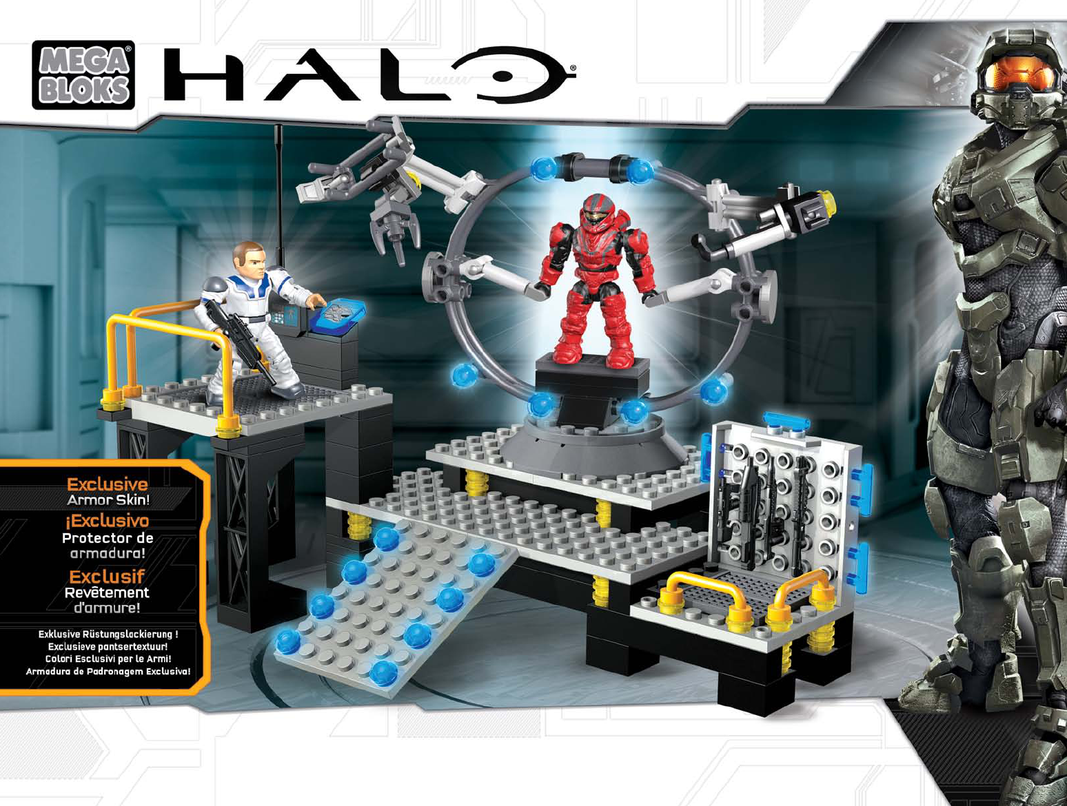 Manual Mega Bloks set 97262 Halo UNSC Infinity armor bay
