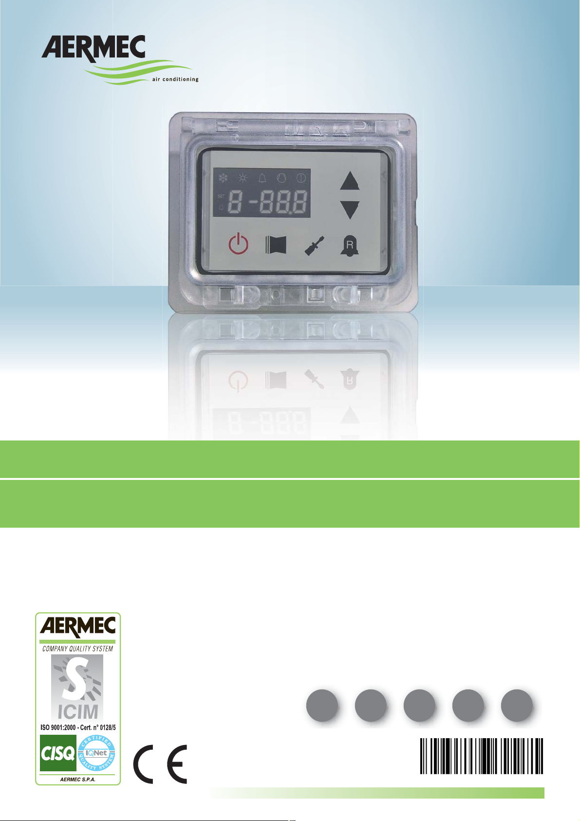 Manual de uso Aermec MODUCONTROL Termostato