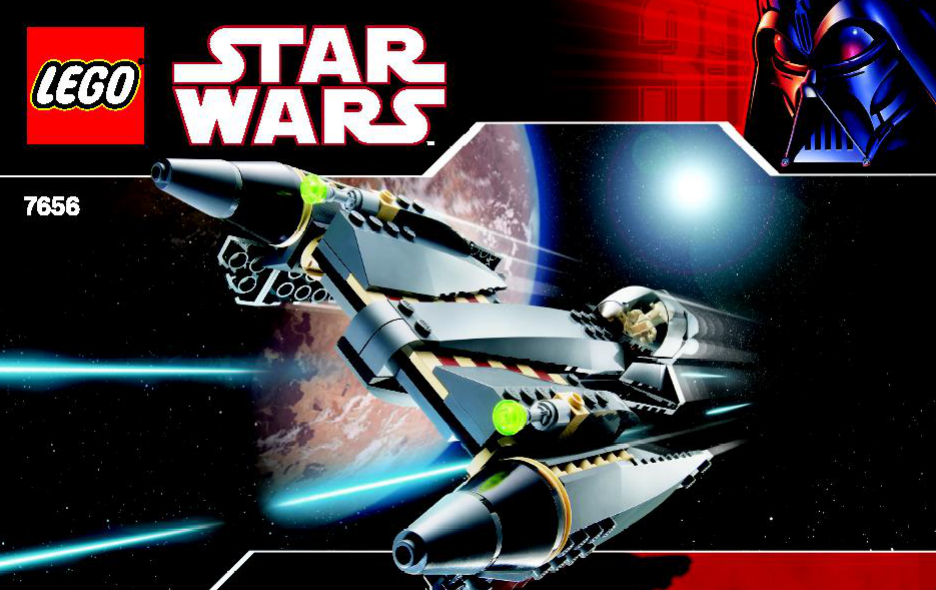 Mode d’emploi Lego set 7656 Star Wars General Grievous Starfighter