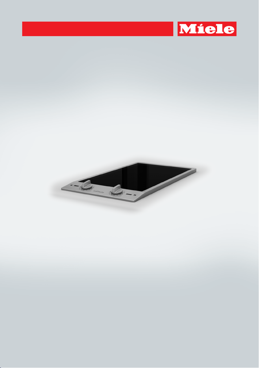 Manual Miele CS 1212-1 i Hob
