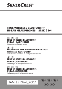 Mode d’emploi SilverCrest STSK 2 D4 Casque - page 2