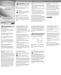 Manuals for Samsung Mobile Phones