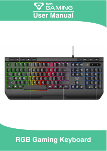 Manual Laser KB-MBK701-BK Keyboard