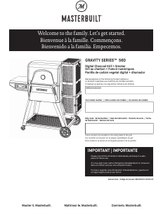 Manual Masterbuilt Gravity Series 560 Barbecue