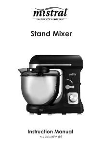 Manual Mistral MFM495 Stand Mixer - page 3