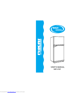 Manual Nikai NRF-370F Fridge-Freezer
