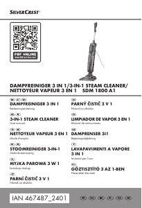 Manual SilverCrest IAN 467487 Steam Cleaner