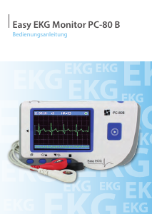 Bedienungsanleitung Easy ECG PC-80 B EKG-Gerät