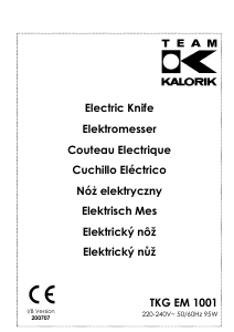 Manual Kalorik TKG EM 1001 Electric Knife