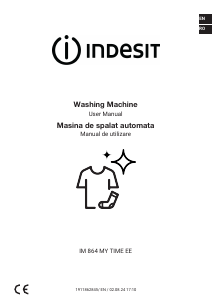 Manual Indesit IM 864 MY TIME EE Washing Machine
