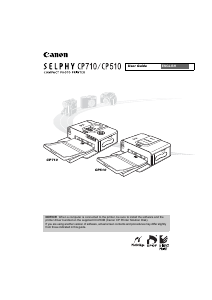 Handleiding Canon Selphy CP710 Printer