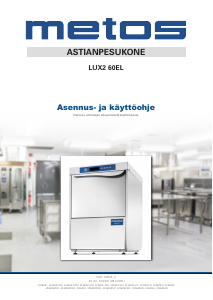 Käyttöohjeet varten Metos Astianpesukoneet