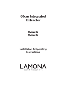Manuals for Lamona Cooker Hoods