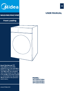 Manual Midea MF10EW80BA Washing Machine