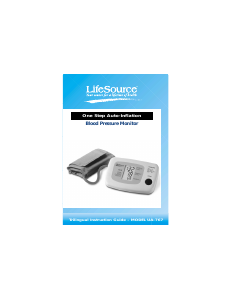 Manuals for LifeSource Blood Pressure Monitors