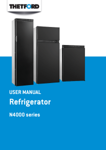 Manual Thetford N4150 Fridge-Freezer