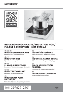Handleiding SilverCrest IAN 359629 Kookplaat