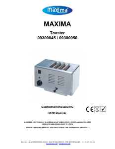 Manual Maxima 09300045 Toaster