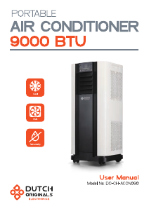Manual Dutch Originals DO-CH-ACON090 Air Conditioner