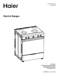 Manual de uso Haier QSS740RNSS Cocina