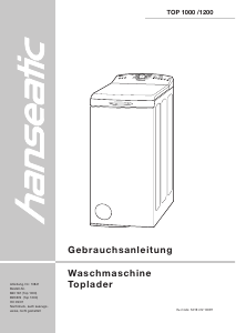 Bedienungsanleitung für Hanseatic Waschmaschinen