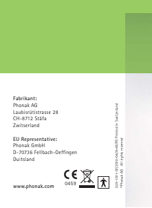 Handleiding Phonak Versata Art BTE Hoortoestel