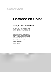 Manual de uso GoldStar KB-14U30 Televisor