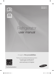 Manual de uso Samsung RS25H5121SR Frigorífico combinado